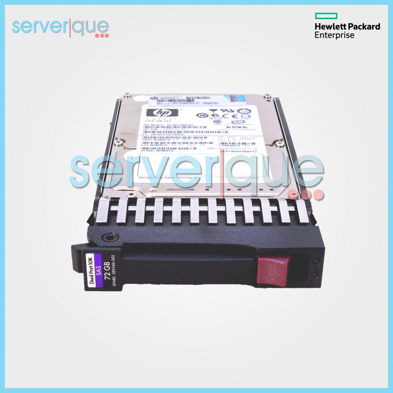 389346-001 HP 72GB 2.5" SFF 3G Dual Port SAS 10K Hot Plug Hard Drive